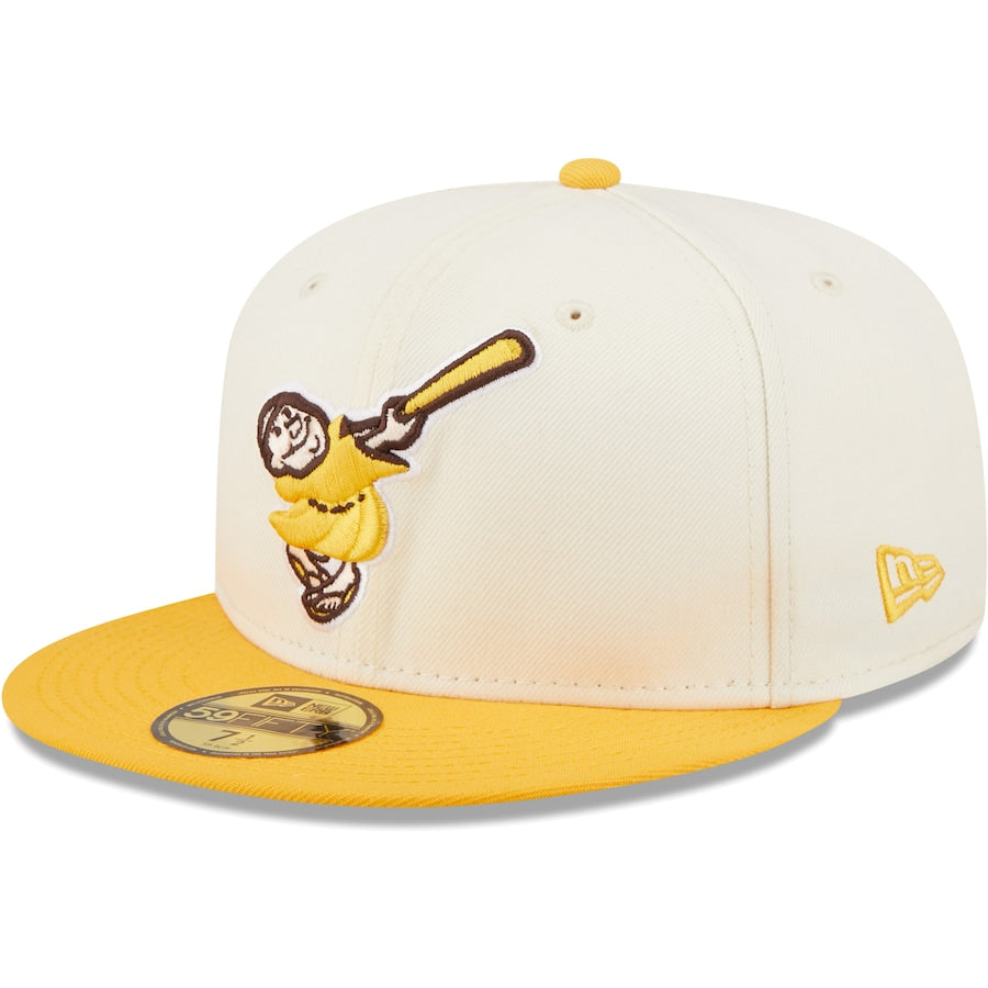 New Era San Diego Padres White/Gold Cooperstown Collection San Diego ...