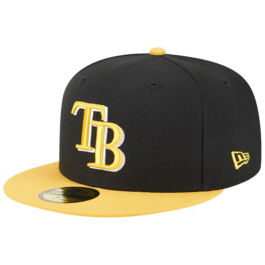 New Era Tampa Bay Rays Black/Gold 2023 59FIFTY Fitted Hat