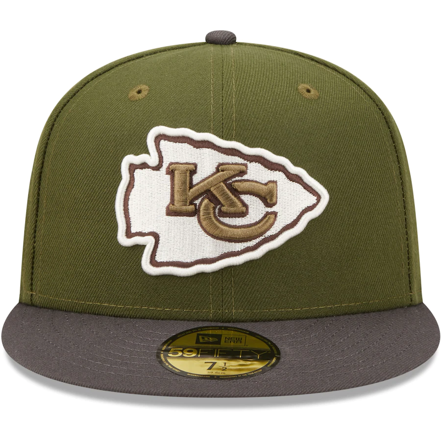 New Era Kansas City Chiefs Olive/Graphite 1997 Pro Bowl 59FIFTY Fitted Hat