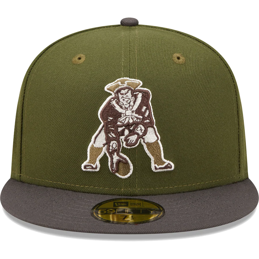 New Era New England Patriots Olive/Graphite 1986 Pro Bowl 59FIFTY ...