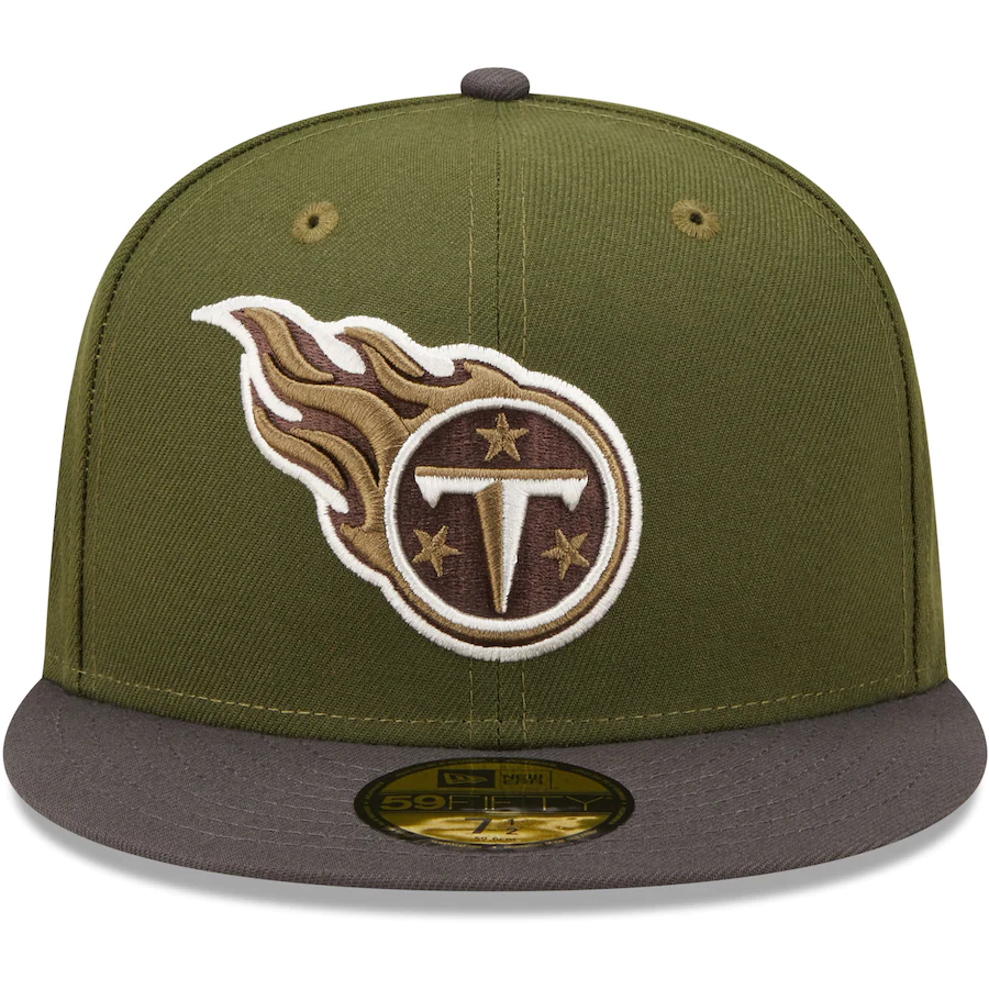 New Era Tennessee Titans Olive/Graphite 2000 Pro Bowl 59FIFTY Fitted Hat