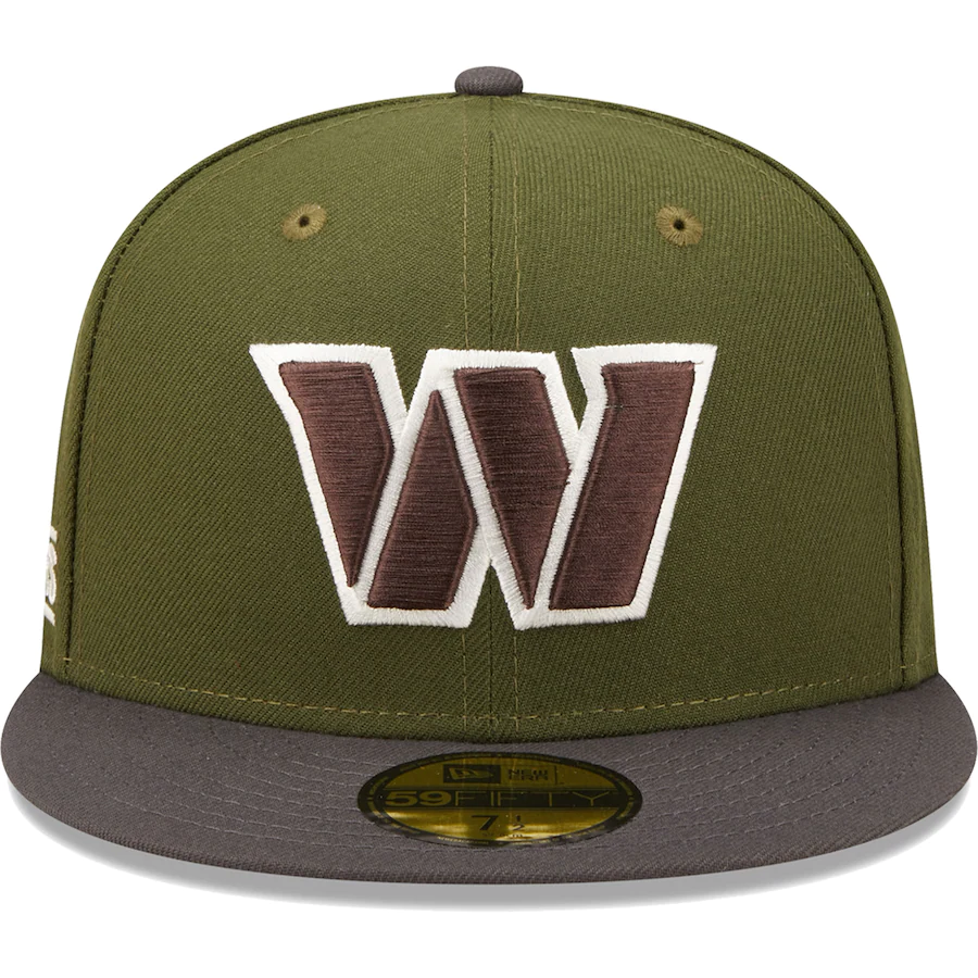 New Era Washington Commanders Olive/Graphite 59FIFTY Fitted Hat