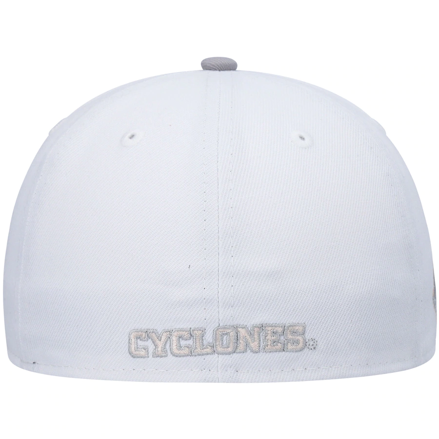 New Era Iowa State Cyclones White/Gray Neutral Apricot 59FIFTY Fitted