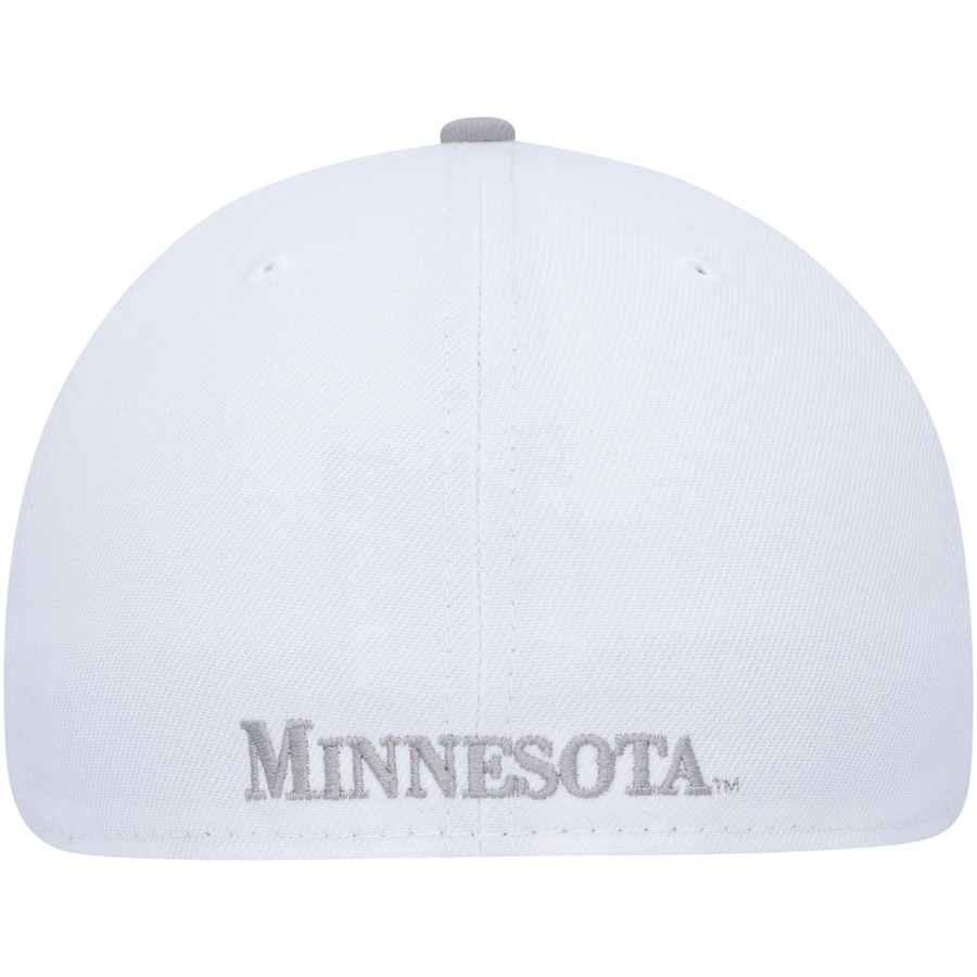 New Era Minnesota Golden Gophers White/Gray Neutral Apricot 59FIFTY ...