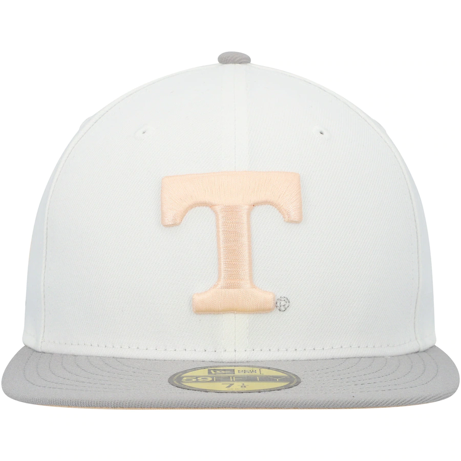 New Era Tennessee Volunteers White/Gray Neutral Apricot 59FIFTY Fitted