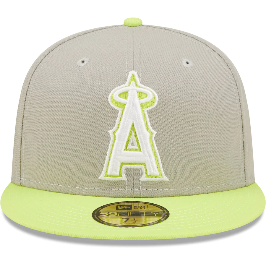 New Era Los Angeles Angels Gray/Green 2002 World Series Cyber 59FIFTY