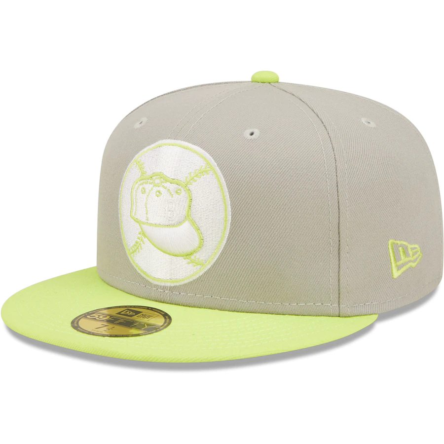 New Era Los Angeles Dodgers Gray/Green Cooperstown Collection 1955 Wor