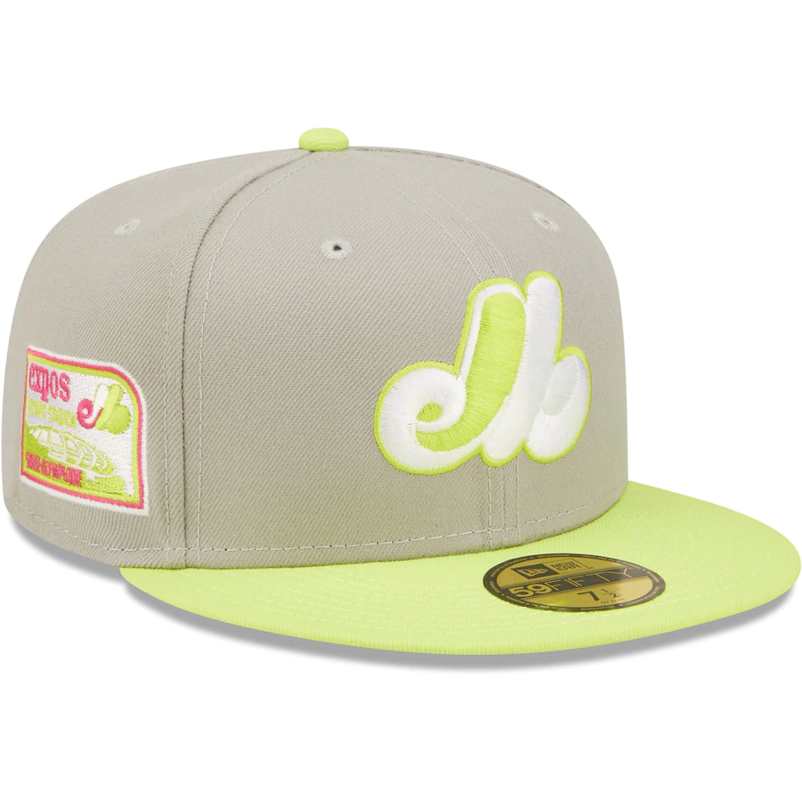 New Era Montreal Expos Gray/Green Cooperstown Collection Olympic Stadi