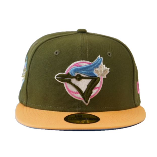 New Era Toronto Blue Jays Olive Green 1992 World Series Blue UV 59FIFT