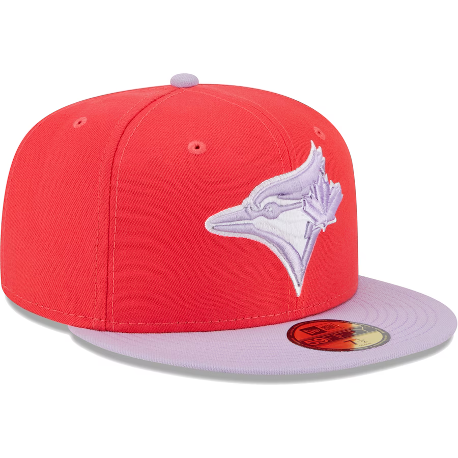 New Era Toronto Blue Jays Spring Red/Lavender 2023 59FIFTY Fitted Hat