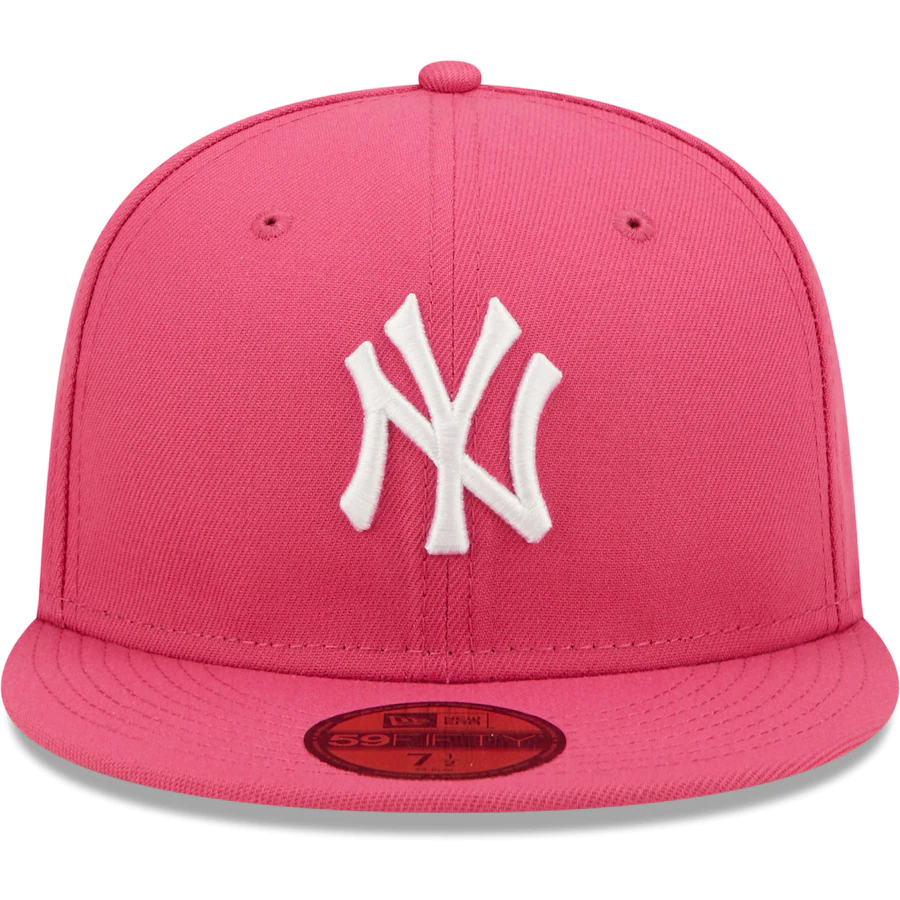 New Era New York Yankees Hot Pink 59FIFTY Fitted Hat