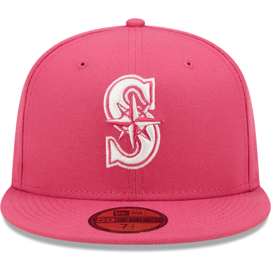 New Era Seattle Mariners Hot Pink 59FIFTY Fitted Hat