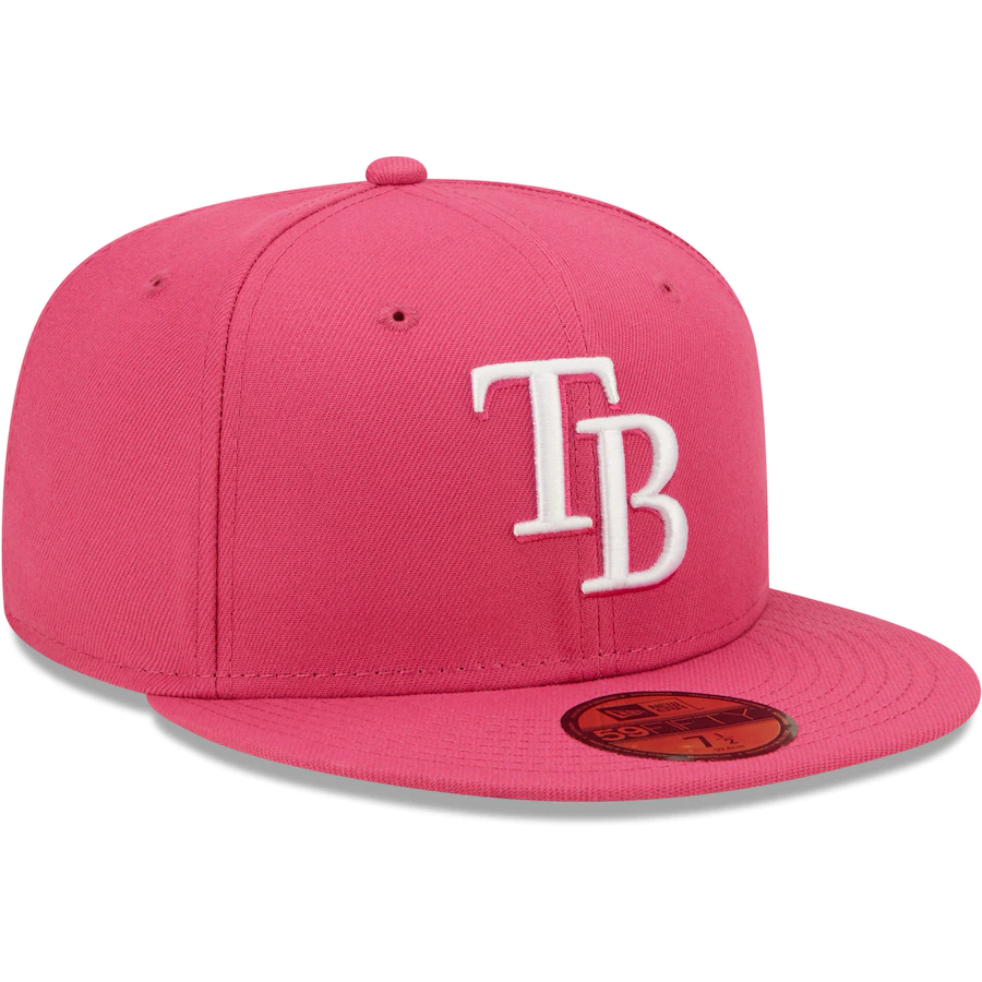 New Era Tampa Bay Rays Hot Pink 59FIFTY Fitted Hat