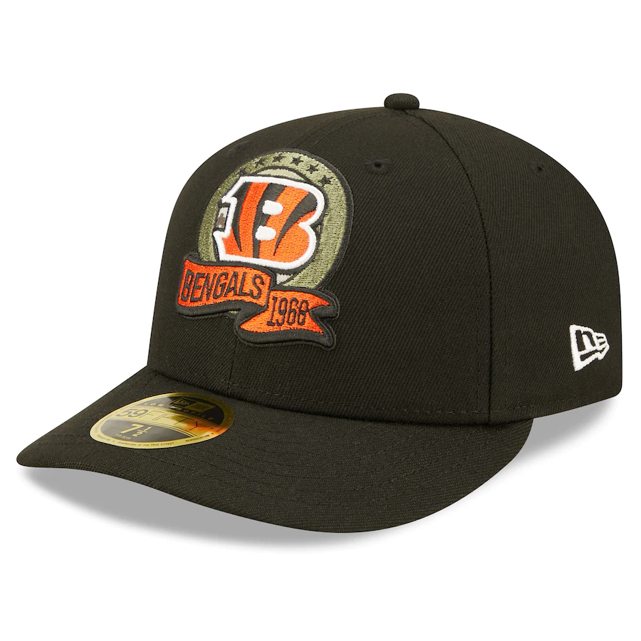 New Era Cincinnati Bengals 2022 Salute To Service Low Profile 59FIFTY ...