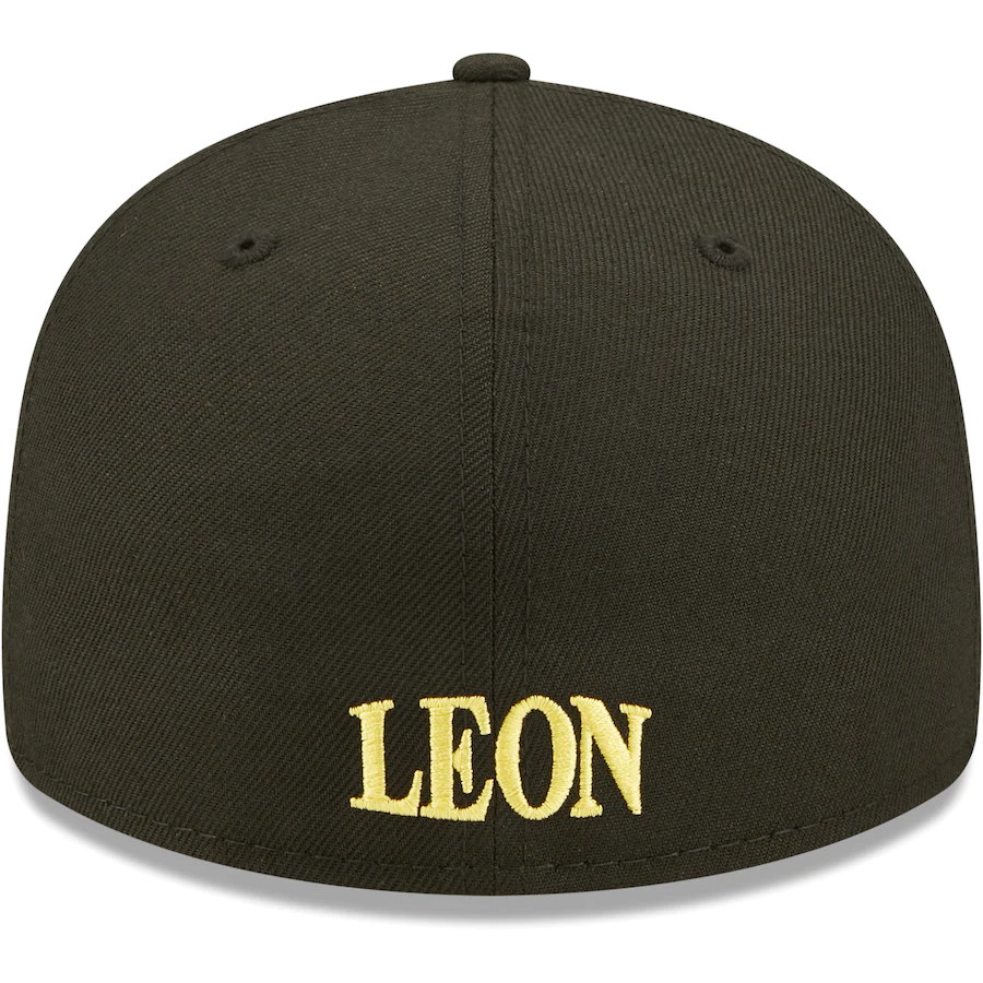 New Era Club Leon Black Primary Logo Low Profile 59FIFTY Fitted Hat