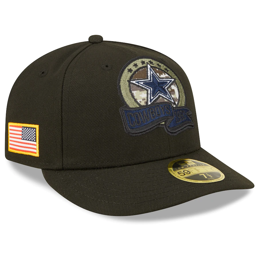 New Era Dallas Cowboys 2022 Salute To Service Low Profile 59FIFTY Fitt
