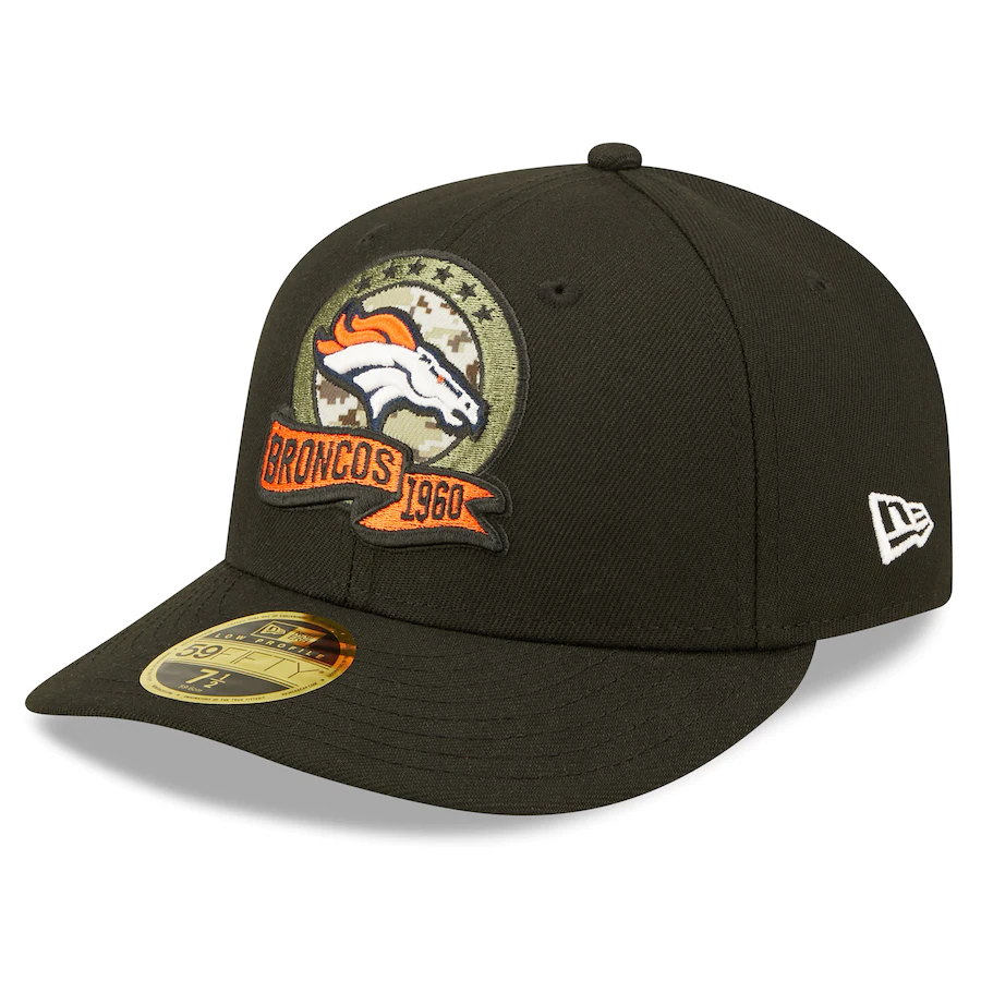 New Era Denver Broncos 2022 Salute To Service Low Profile 59FIFTY ...