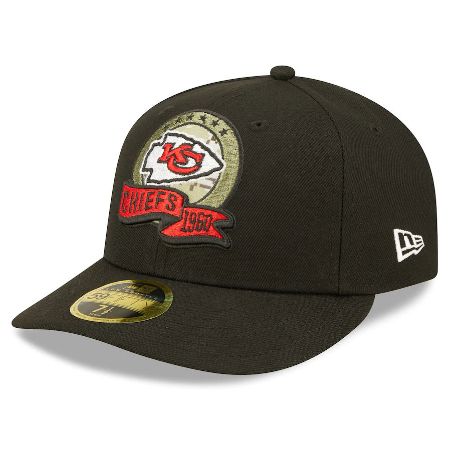New Era Kansas City Chiefs 2022 Salute To Service Low Profile 59FIFTY