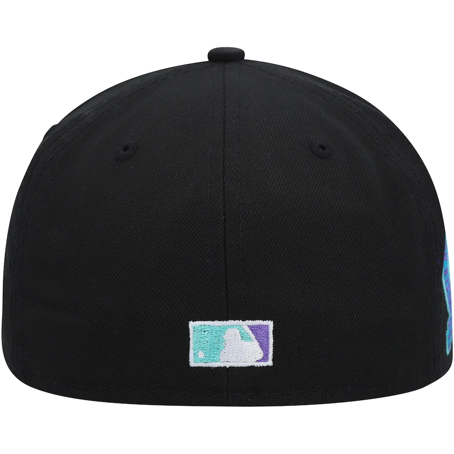 New Era Los Angeles Angels 50th Anniversary Black Light 59FIFTY Fitted Hat