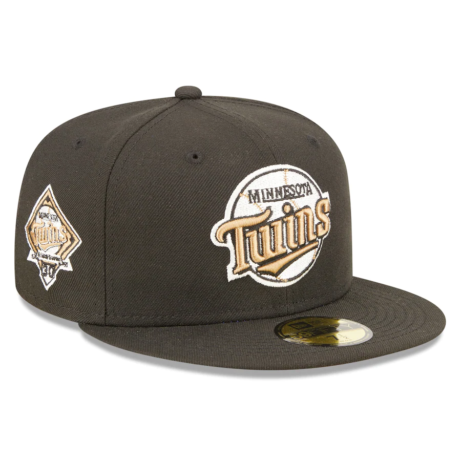 New Era Minnesota Twins Black 30 Years Wheat Undervisor 59FIFTY Fitted