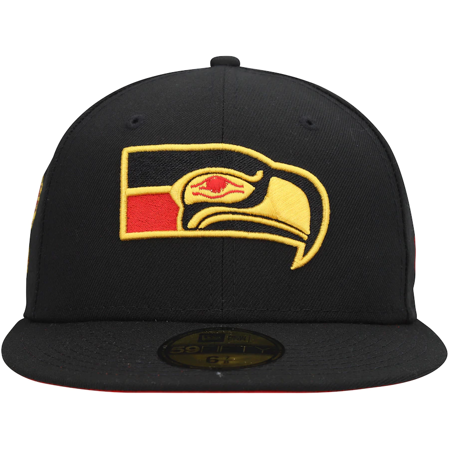 New Era Seattle Seahawks Black 1998 Pro Bowl Cobra Kai 2022 59FIFTY ...