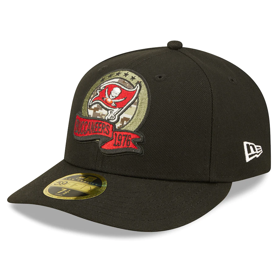 New Era Tampa Bay Buccaneers 2022 Salute To Service Low Profile 59FIFTY ...