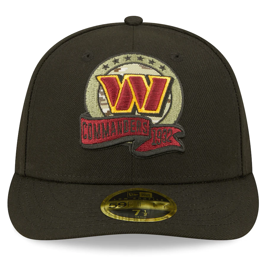 New Era Washington Commanders 2022 Salute To Service Low Profile ...