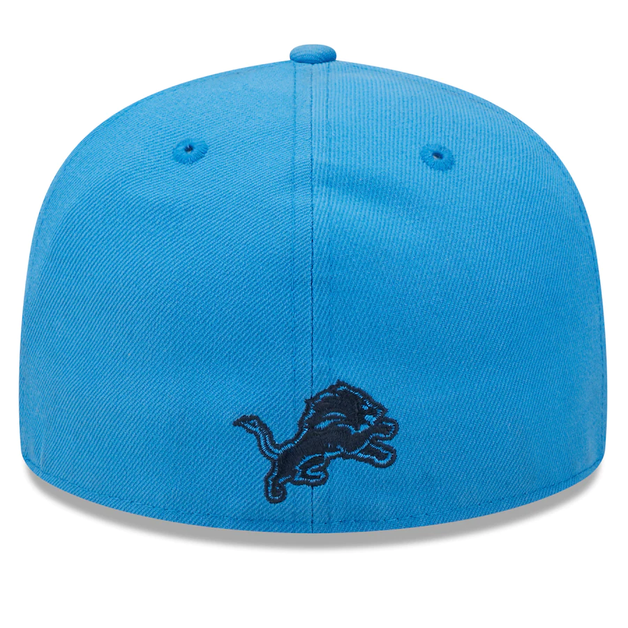New Era Detroit Lions Baby Blue Tonal 2022 Sideline 59FIFTY Fitted Hat