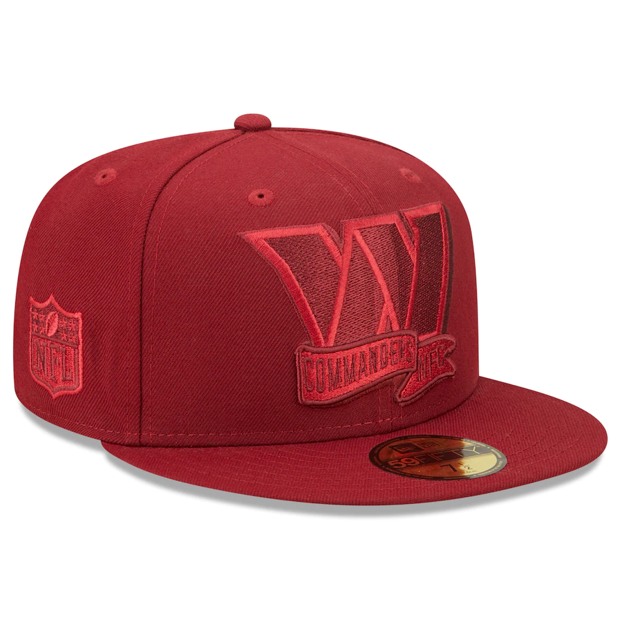 New Era Washington Commanders Burgundy Tonal 2022 Sideline 59FIFTY Fit
