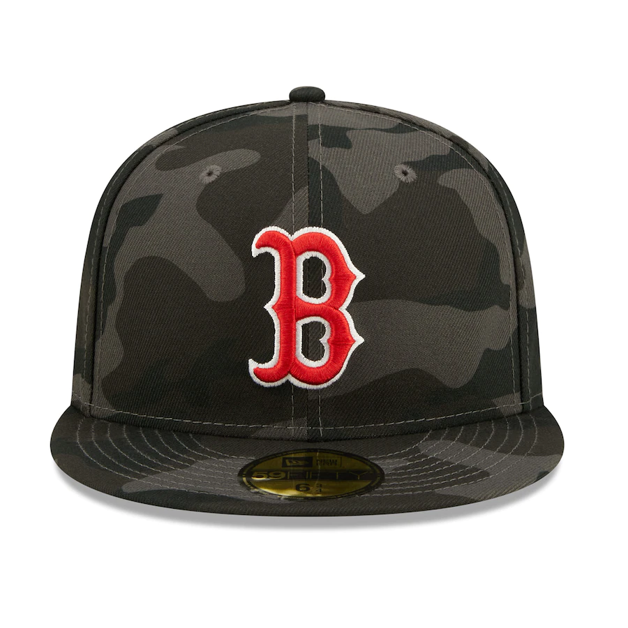 New Era Boston Red Sox Camo Dark 59FIFTY Fitted Hat