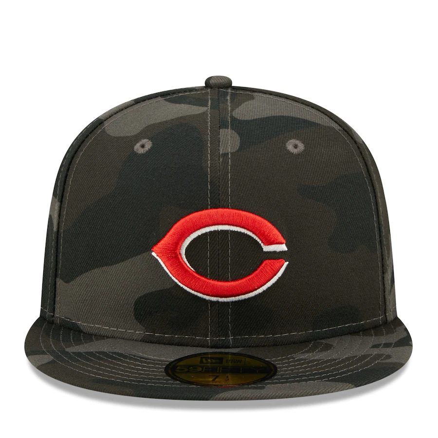 New Era Cincinnati Reds Camo Dark 59FIFTY Fitted Hat