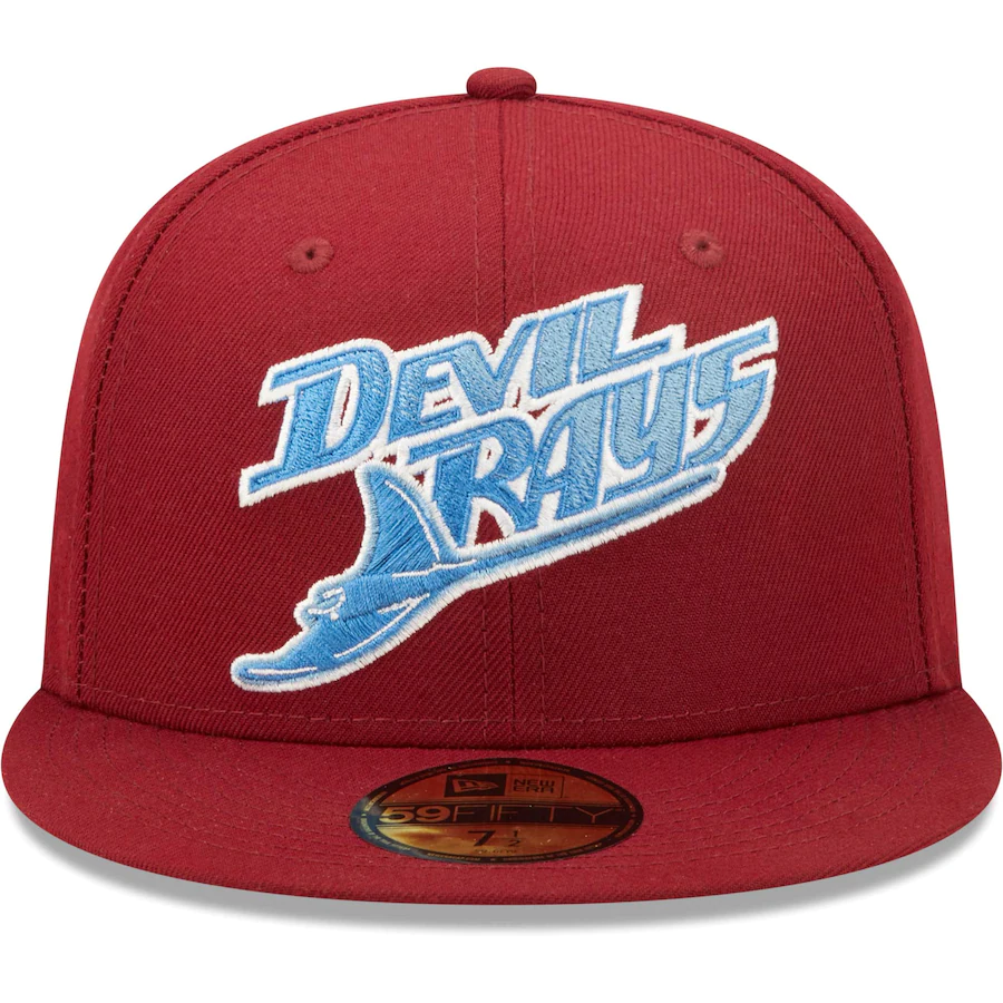 New Era Tampa Bay Rays Cardinal 1998 Inaugural Season Air Force Blue U