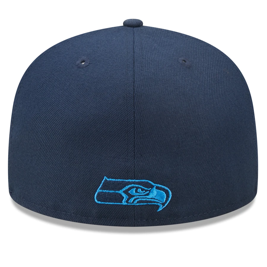 New Era Seattle Seahawks Navy Tonal 2022 Sideline 59FIFTY Fitted Hat