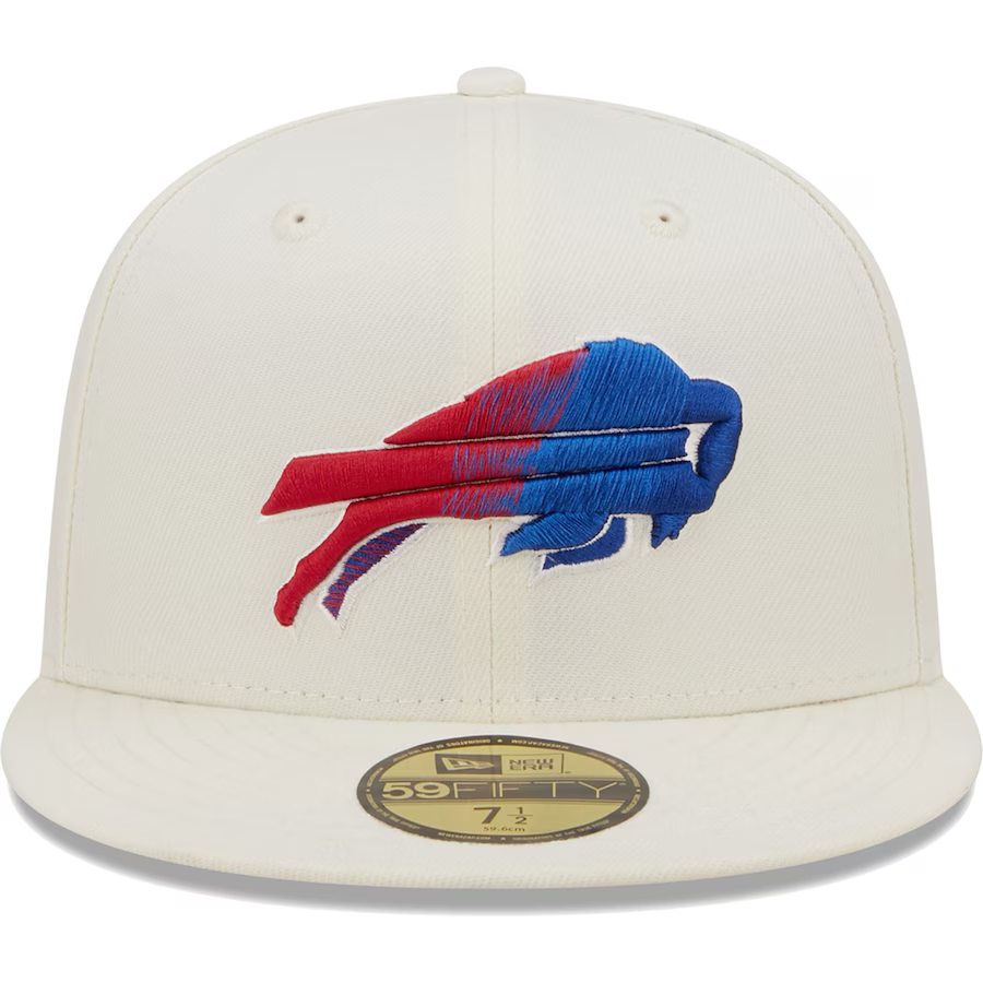 New Era Buffalo Bills Alt Cream Chrome Color Dim 59FIFTY Fitted Hat