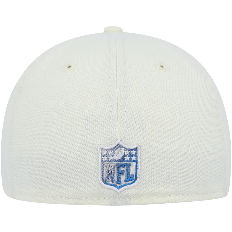 New Era Detroit Lions Cream Chrome Color Dim 59FIFTY Fitted Hat