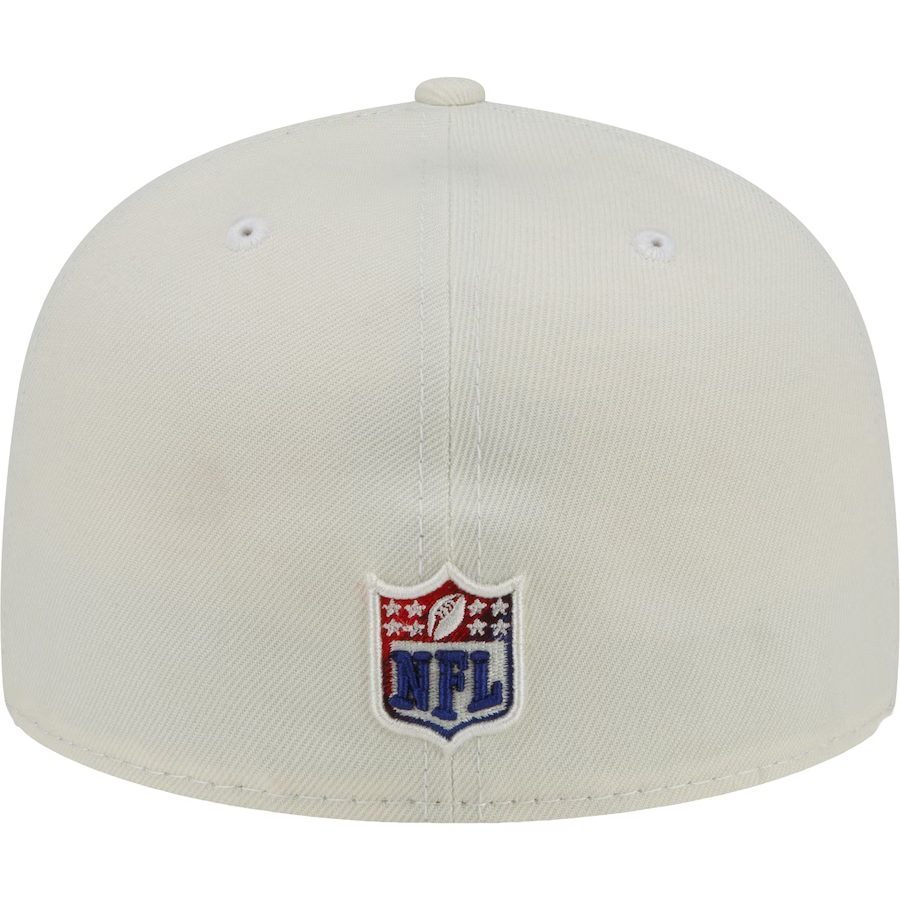 New Era New York Giants Cream Chrome Color Dim 59FIFTY Fitted Hat