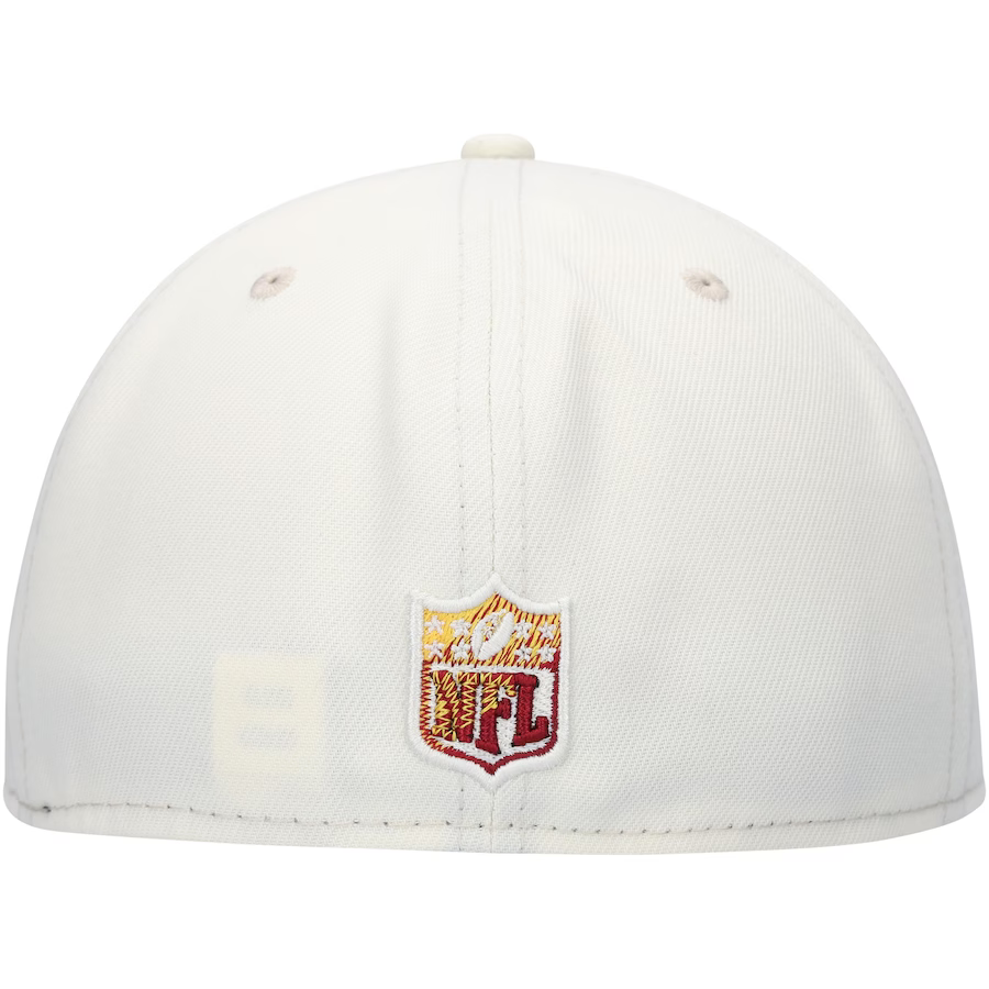 New Era Washington Commanders Cream Chrome Color Dim 59FIFTY Fitted Hat