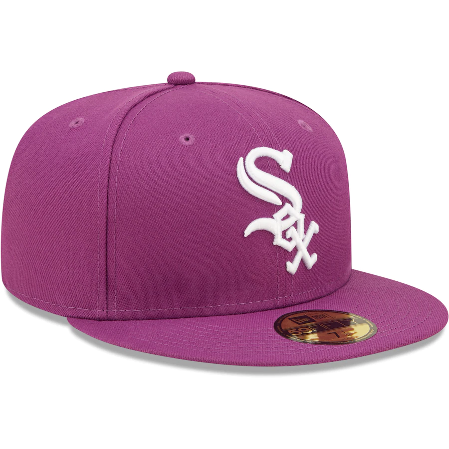 New Era Chicago White Sox Grape Logo 59FIFTY Fitted Hat