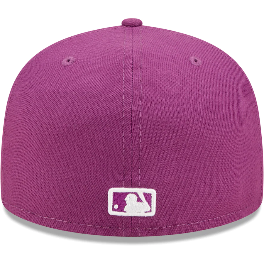 New Era Milwaukee Brewers Grape Logo 59FIFTY Fitted Hat