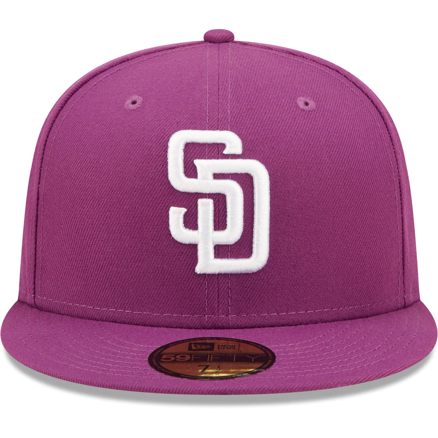 New Era San Diego Padres Grape Logo 59FIFTY Fitted Hat
