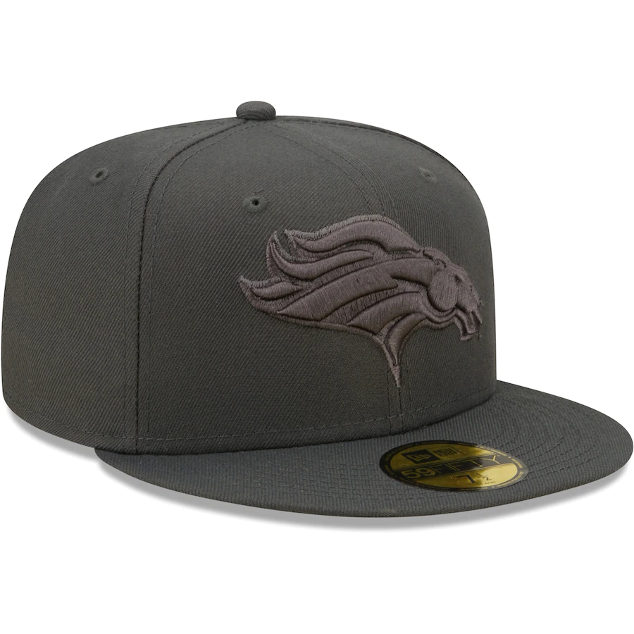 New Era Denver Broncos Graphite Color Pack 59FIFTY Fitted Hat
