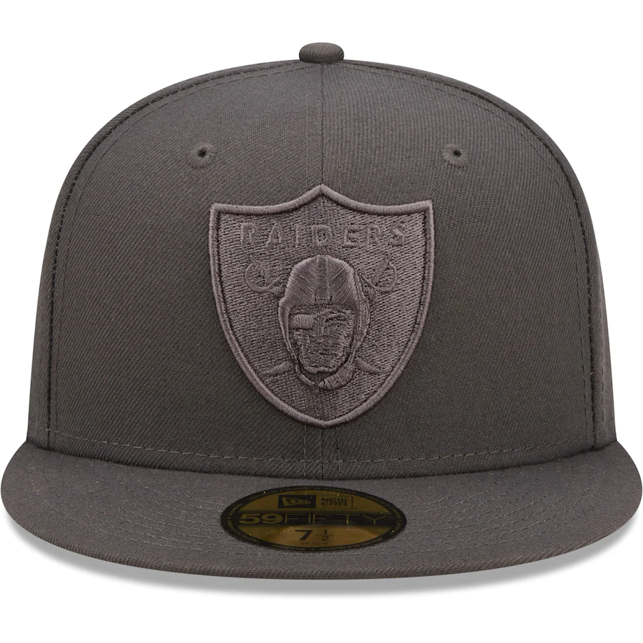 New Era Las Vegas Raiders Graphite Color Pack 59FIFTY Fitted Hat