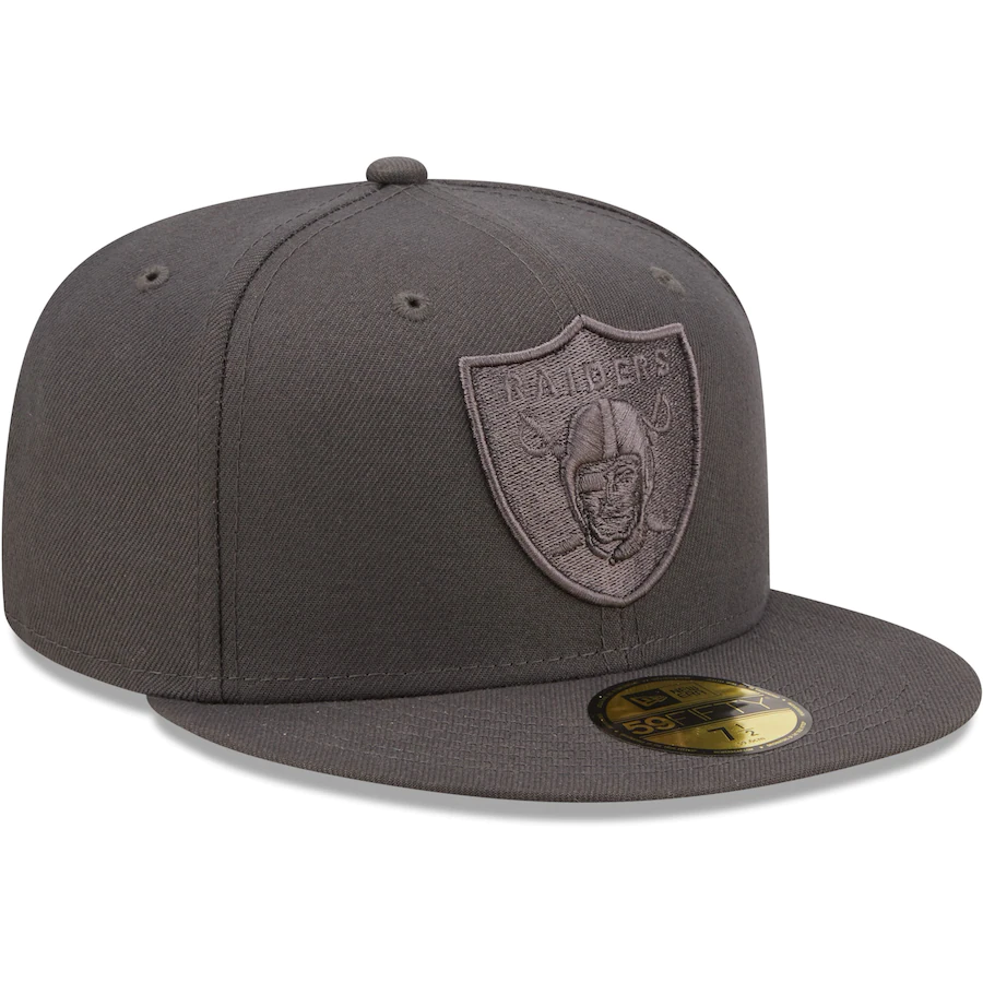 New Era Las Vegas Raiders Graphite Color Pack 59FIFTY Fitted Hat