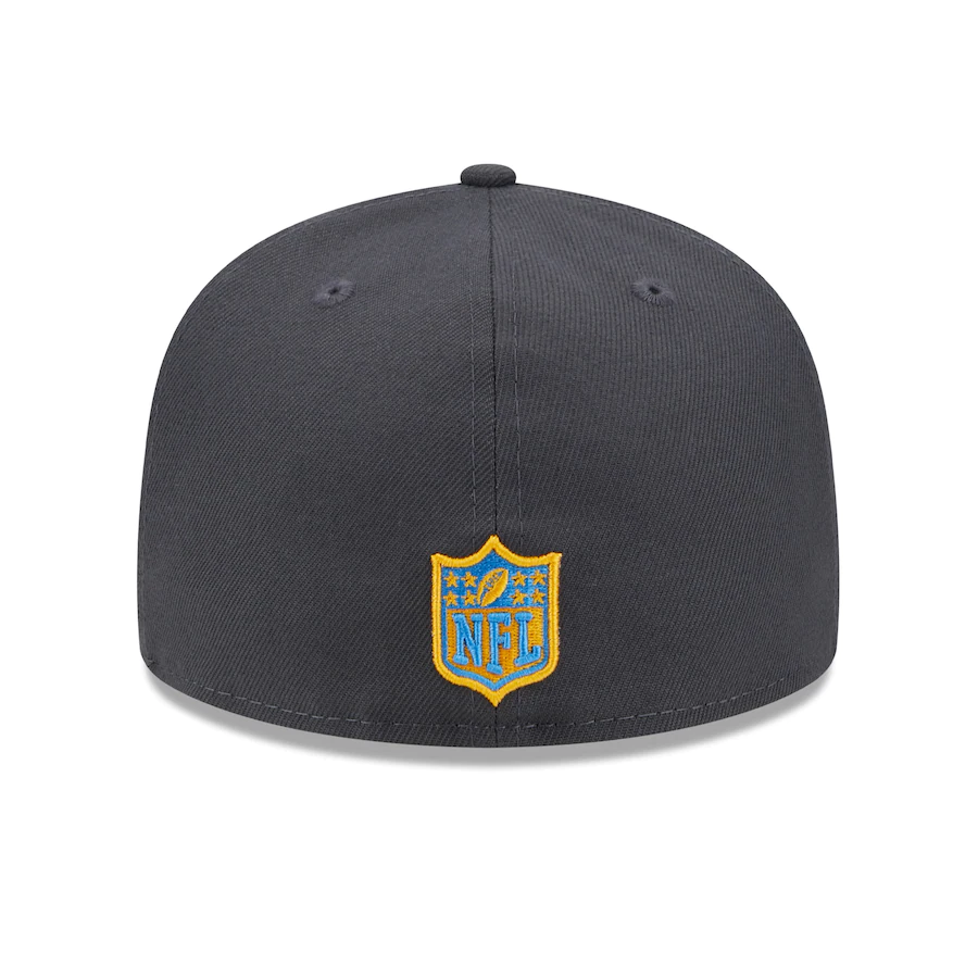 New Era Los Angeles Chargers Graphite Color Dim 59FIFTY Fitted Hat