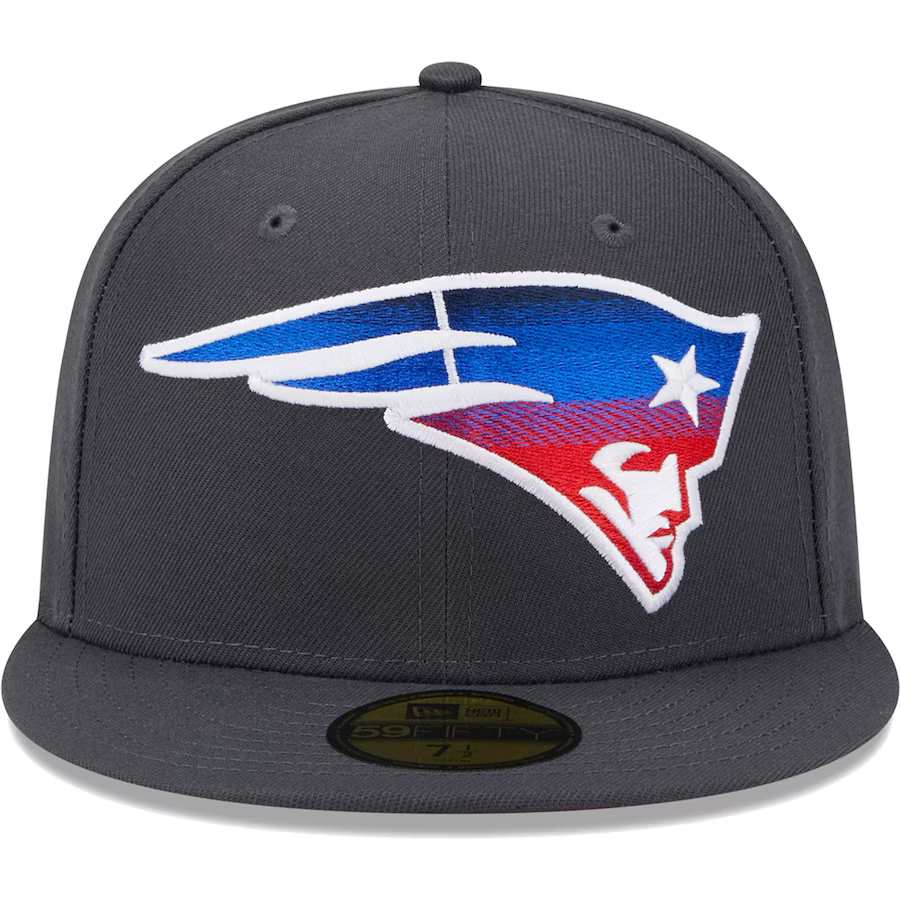 New Era New England Patriots Graphite Color Dim 59FIFTY Fitted Hat