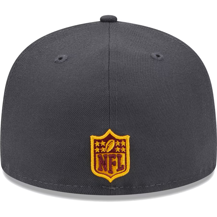 New Era Washington Commanders Graphite Color Dim 59FIFTY Fitted Hat