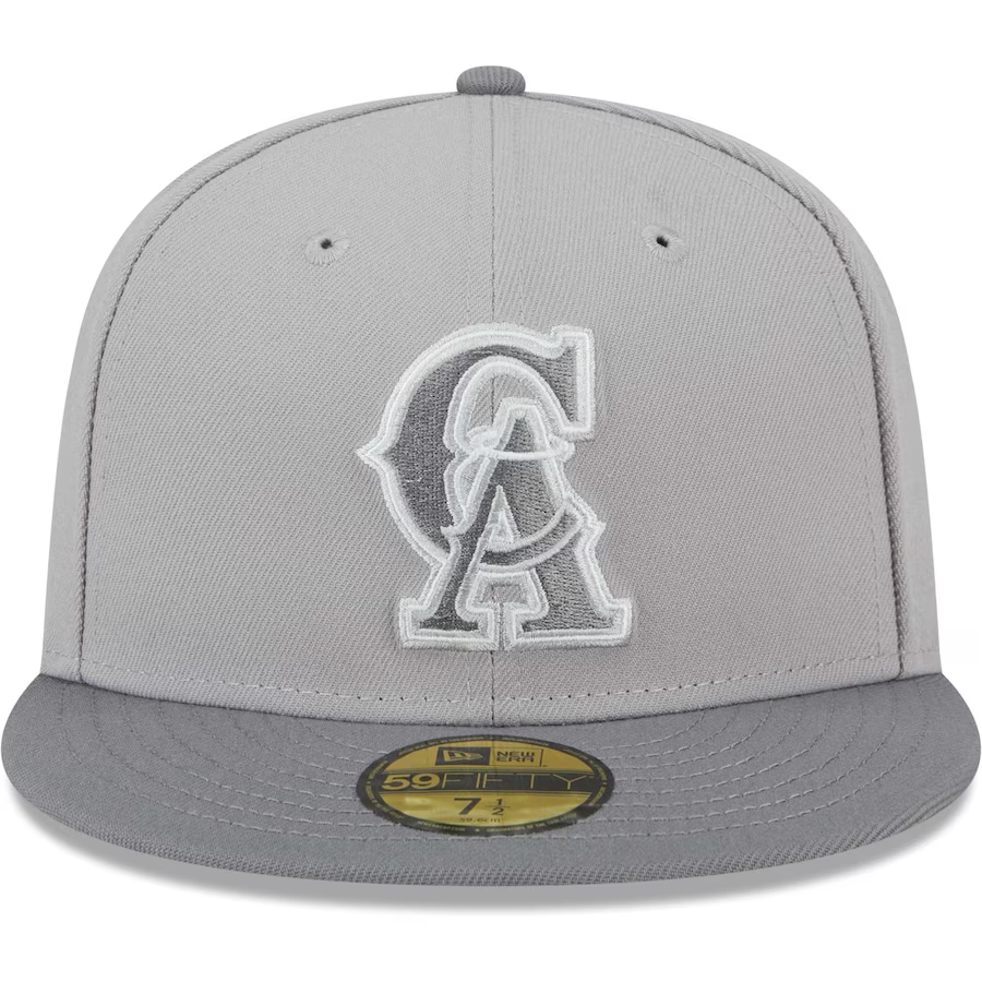 New Era California Angels Gray Green Undervisor 2023 59FIFTY Fitted Ha
