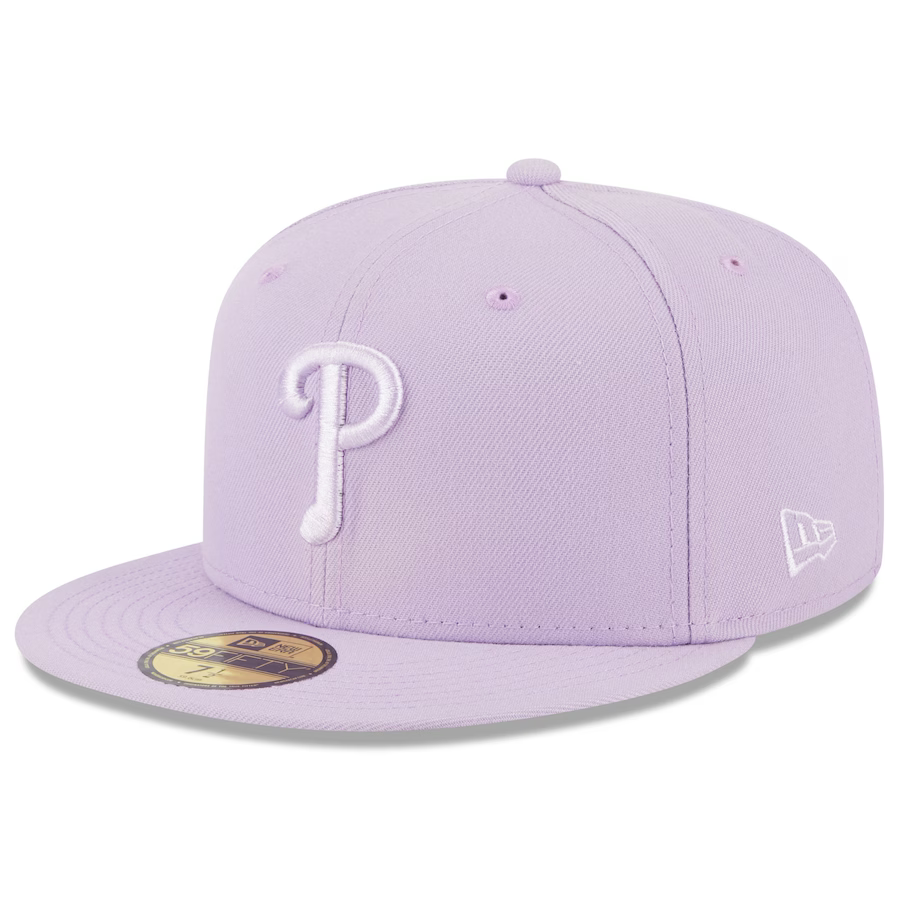 New Era Philadelphia Phillies Lavender 59FIFTY Fitted Hat