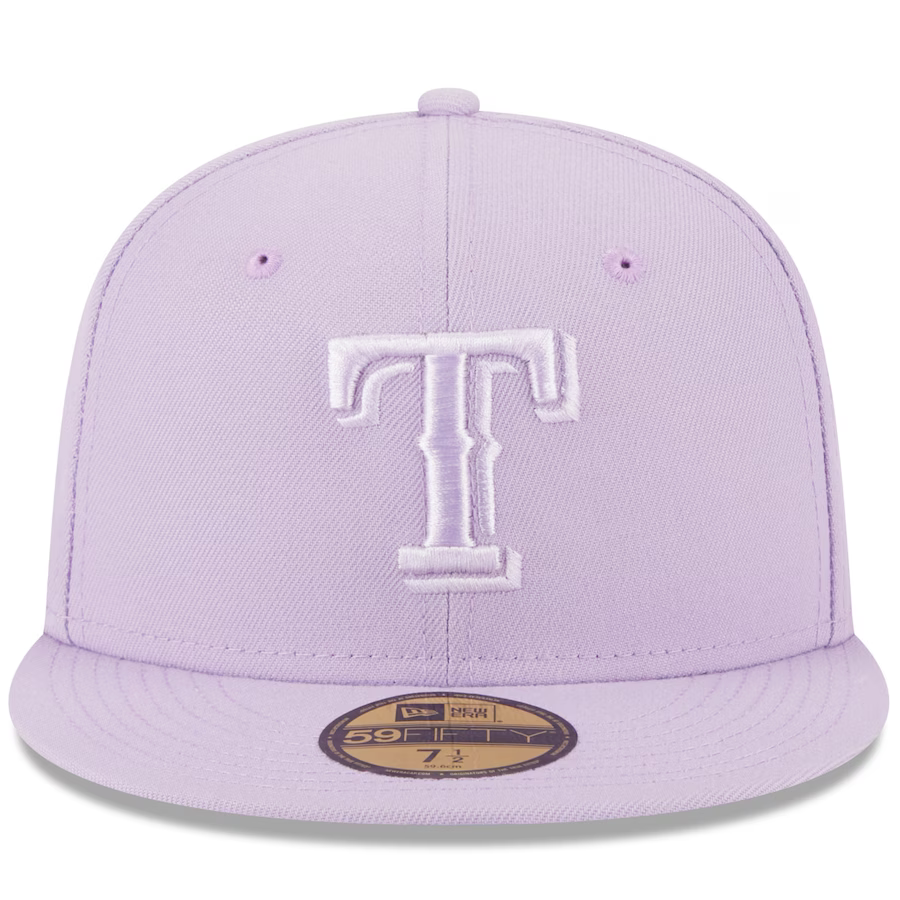 New Era Texas Rangers Lavender 59FIFTY Fitted Hat