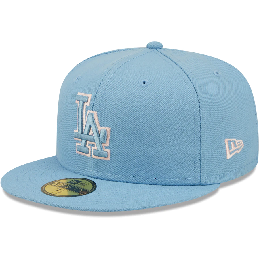 New Era Los Angeles Dodgers Light Blue 100th Anniversary 59FIFTY Fitte